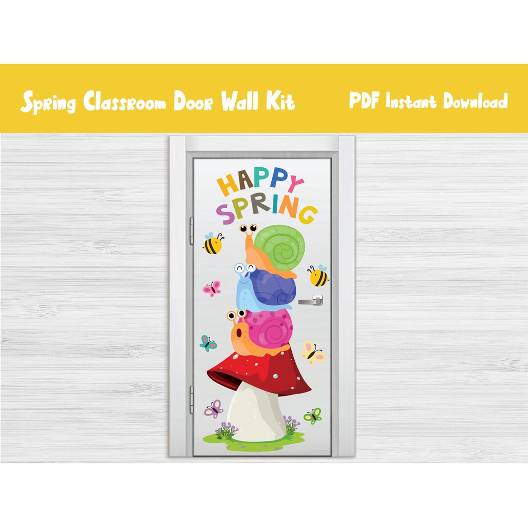 Spring Classroom Door Decor/kindergarten Wall Decoration/preschool ...