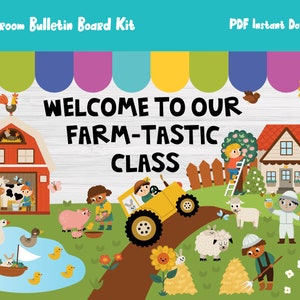 Welcome Back to School Bulletin Board Kit/new School Year/kindergarten ...