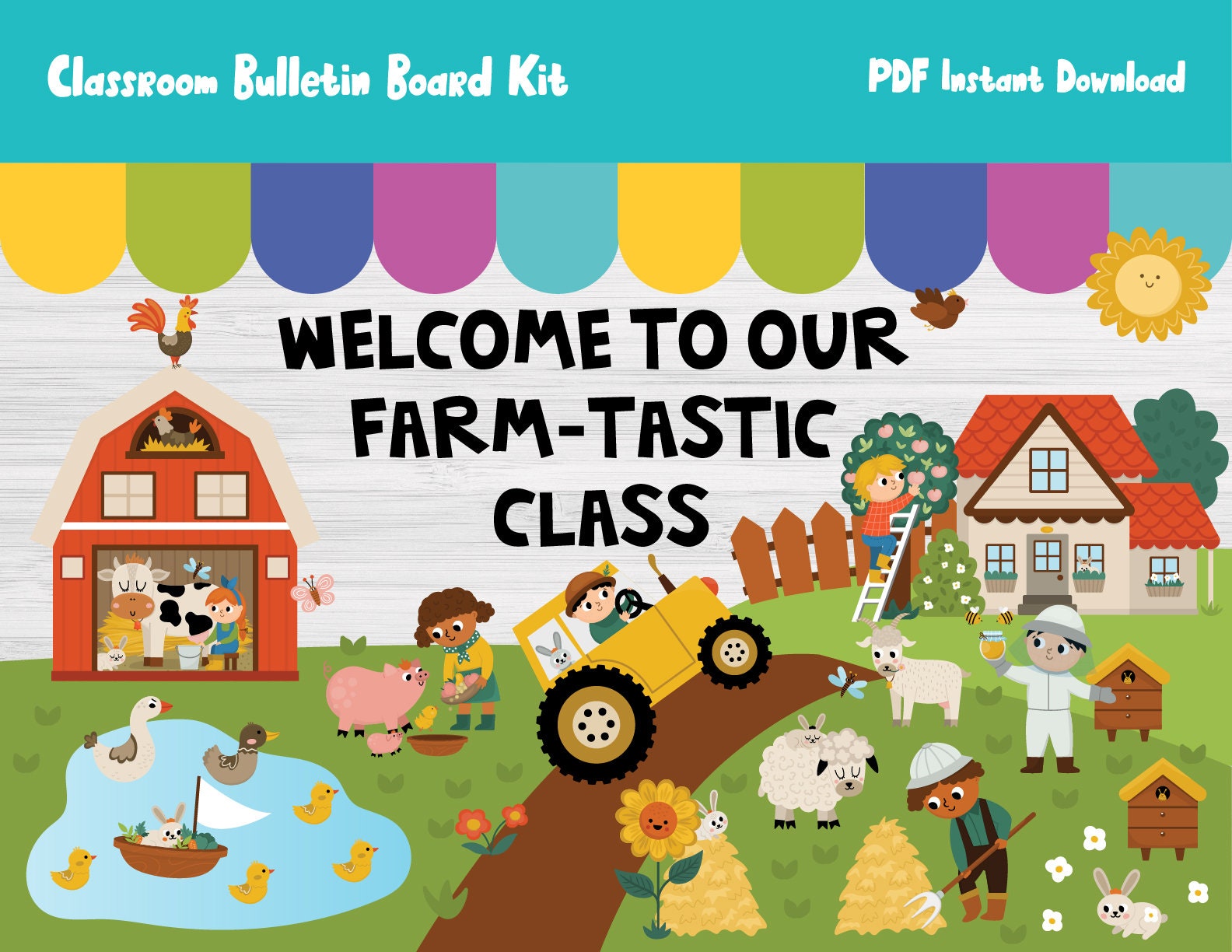 Spring Bulletin Board Kit/march Classroom Wall Decor/kindergarten ...