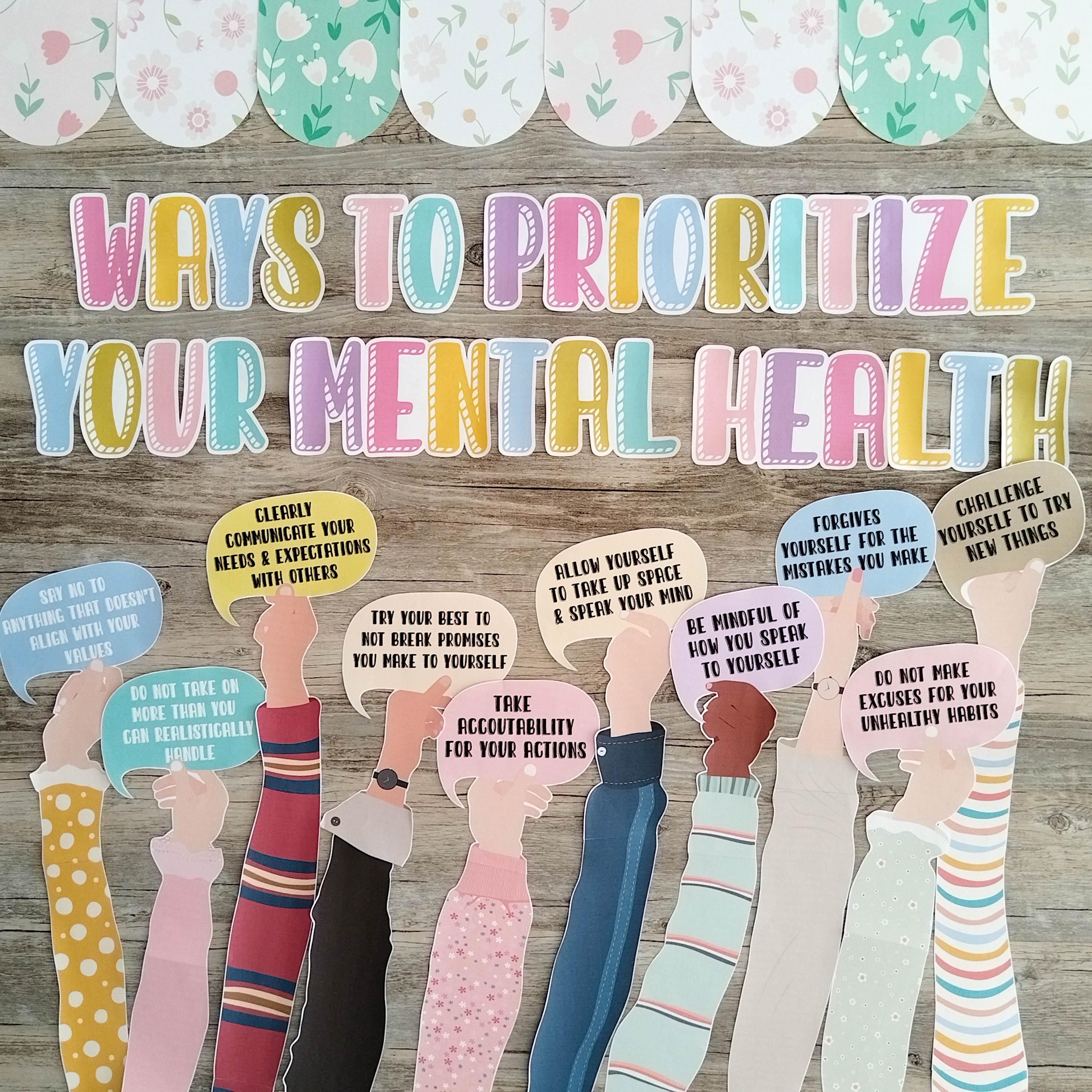 Mental Health Bulletin Board Kit/school Counselor/social Worker ...