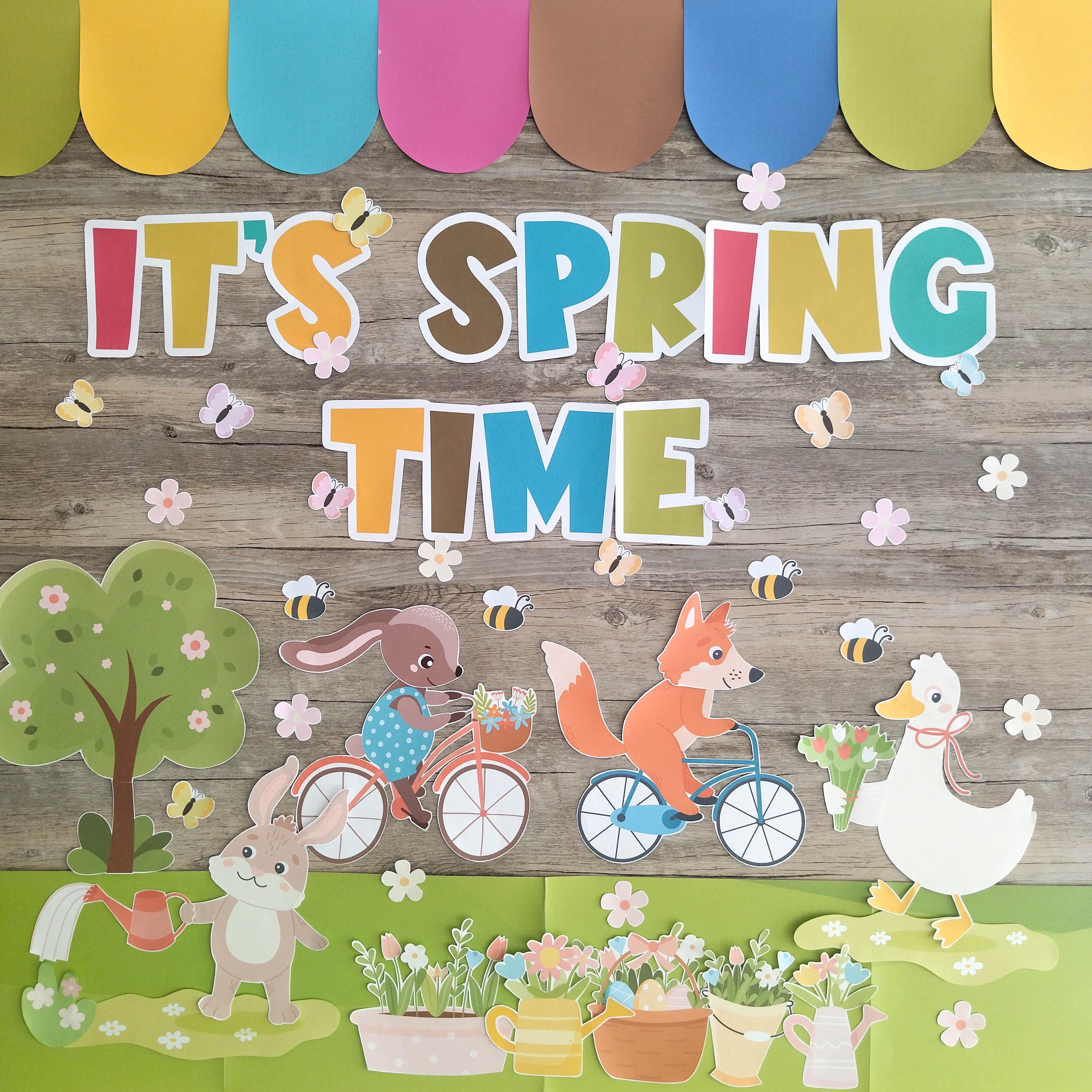 Spring Bulletin Board Kit/march Classroom Decor/kindergarten/preschool ...
