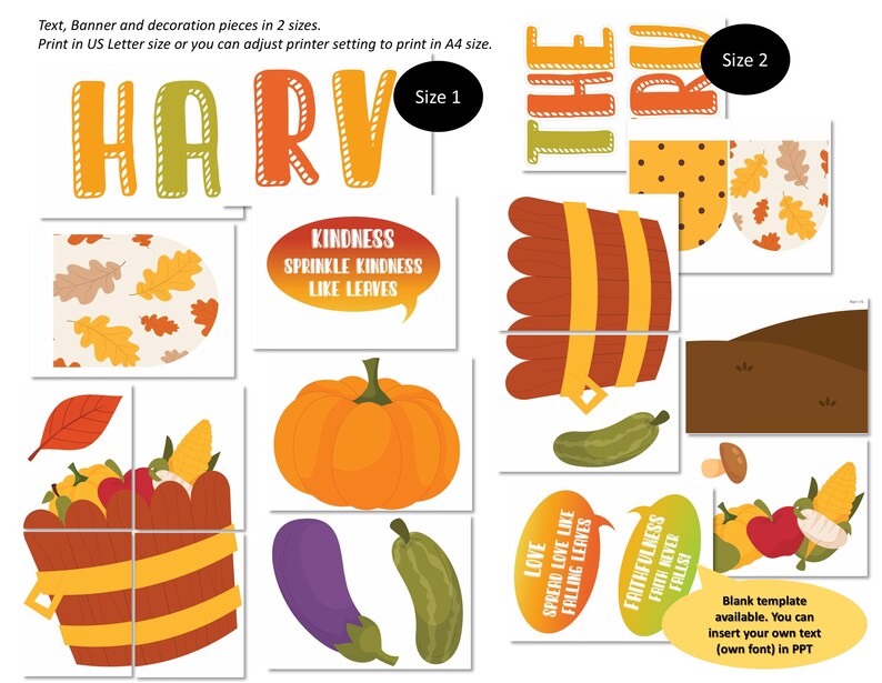 Fall Christian Bulletin Board Kit/sunday School/church Wall Decor ...