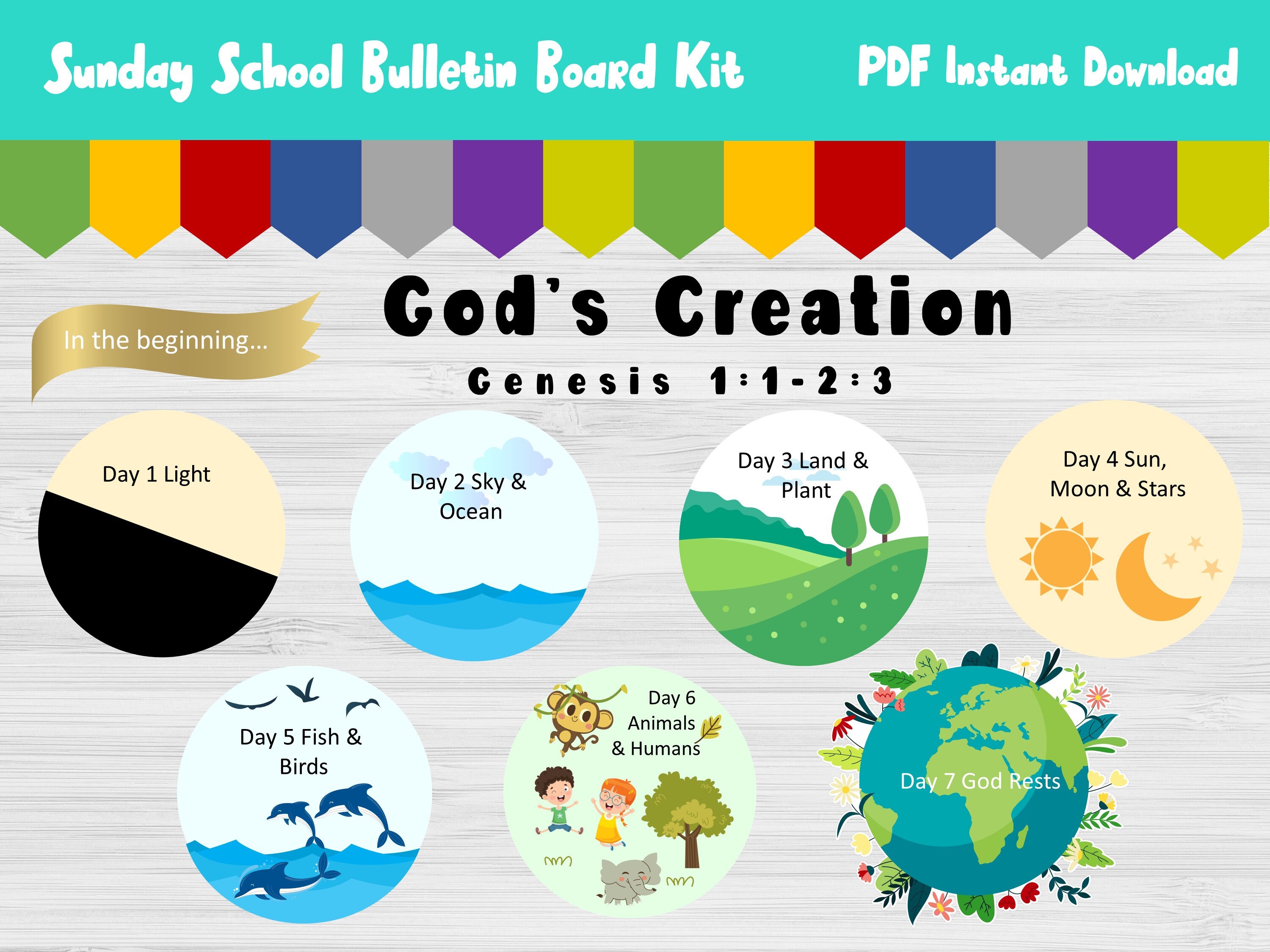 Christian Bulletin Board Kit/bible Verse/jesus Christ Classroom ...