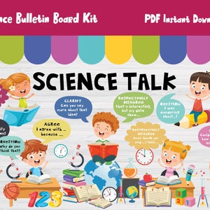 Science Talk Bulletin Board Kit/classroom Decor/elementary/primary ...