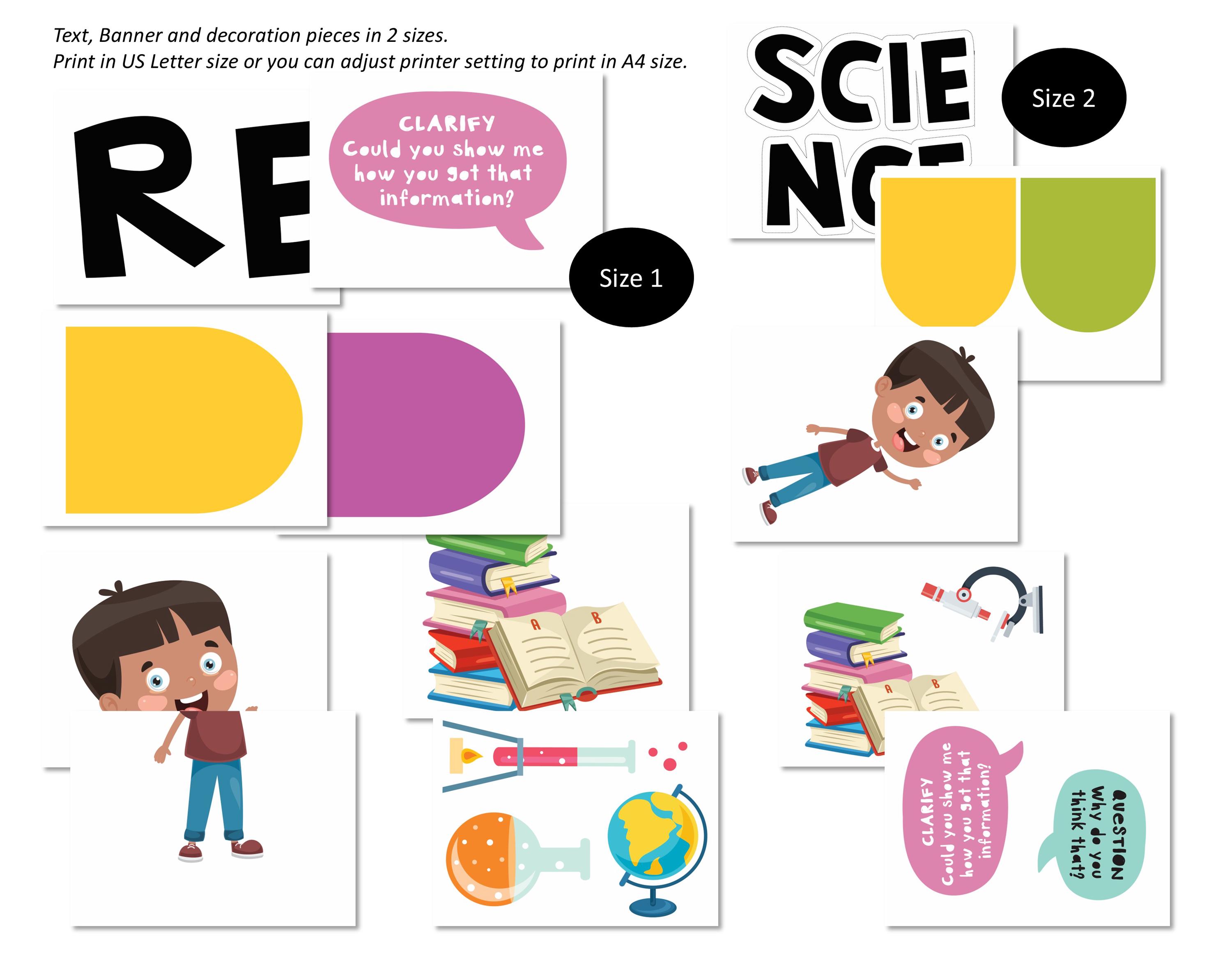 Science Talk Bulletin Board Kit/classroom Decor/elementary/primary ...