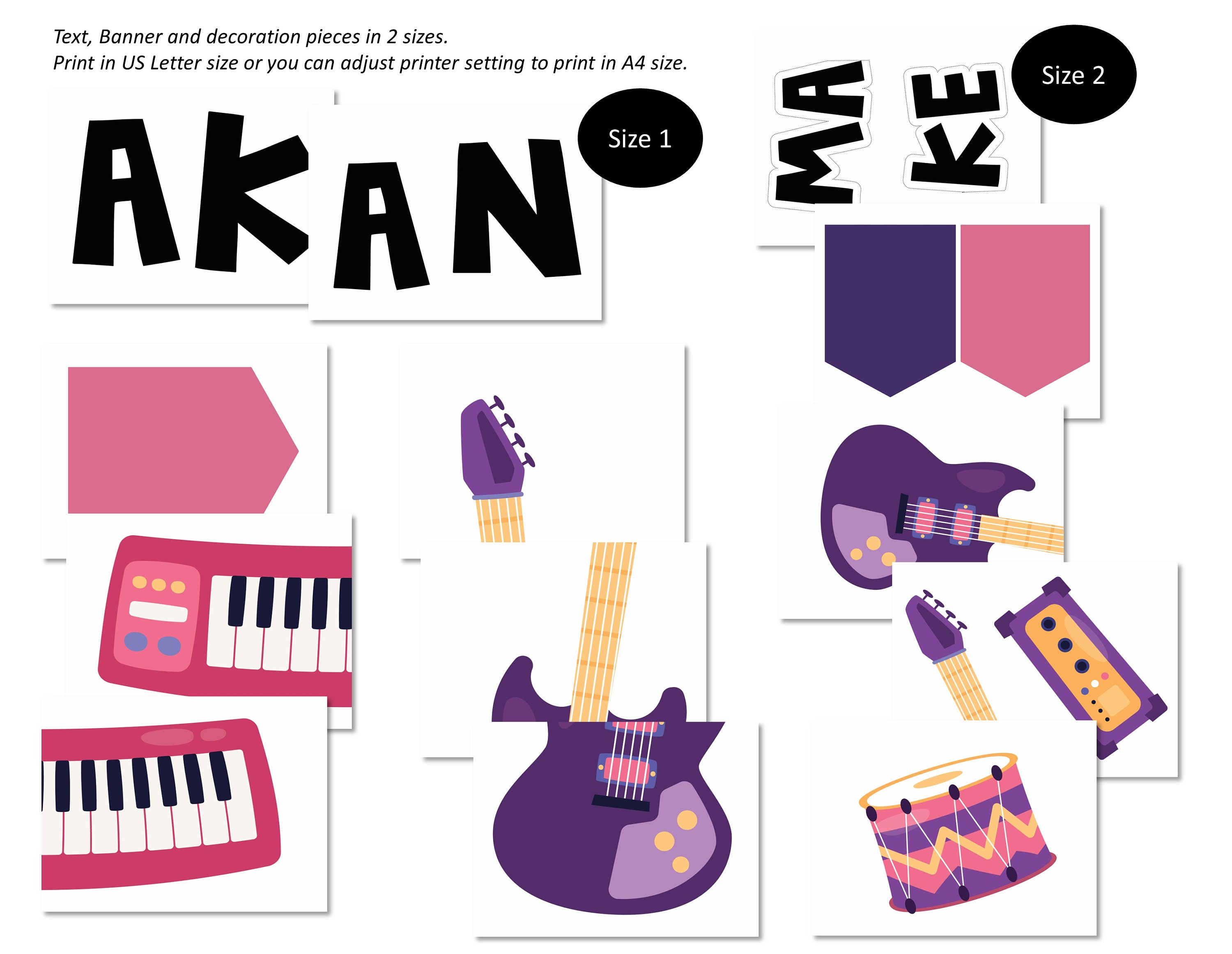 Music Classroom Bulletin Board Kit/music Class Room Decor/wall Door ...