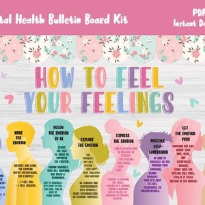 Mental Health Bulletin Board Kit/school Counselor/social Worker ...
