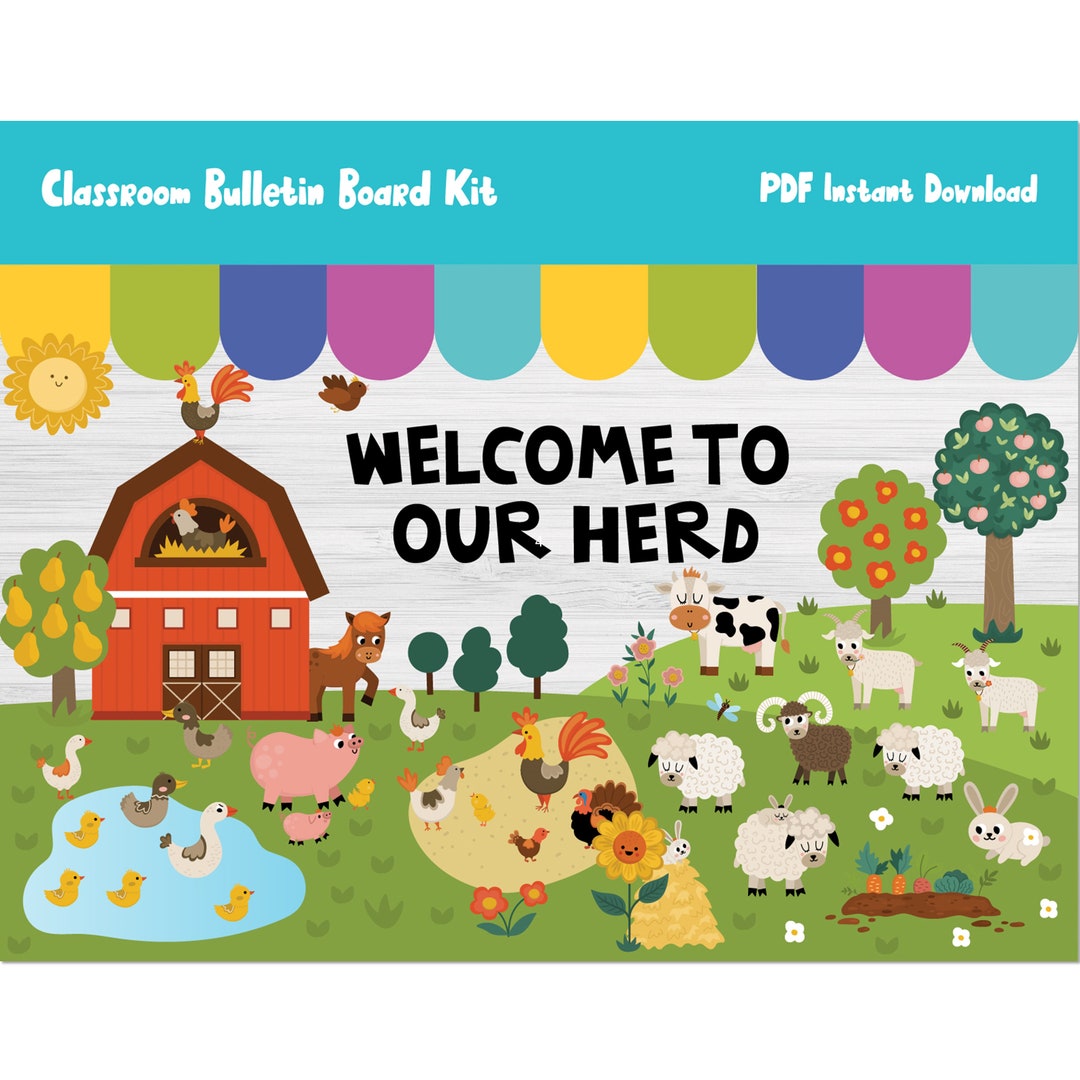 Welcome Back to School Bulletin Board Kit/new School Year/kindergarten ...