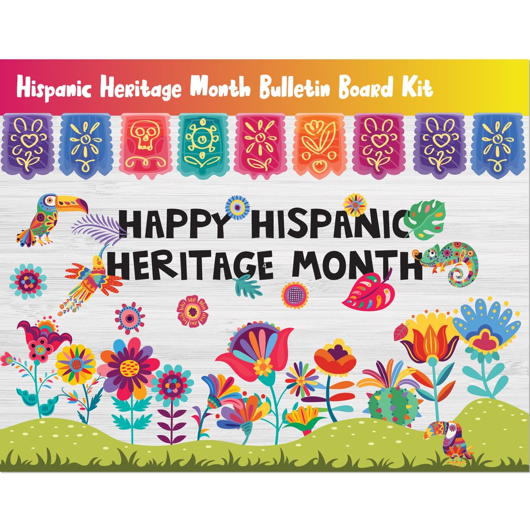 Hispanic Heritage Month Bulletin Board Kit/classroom Wall Door Decor ...