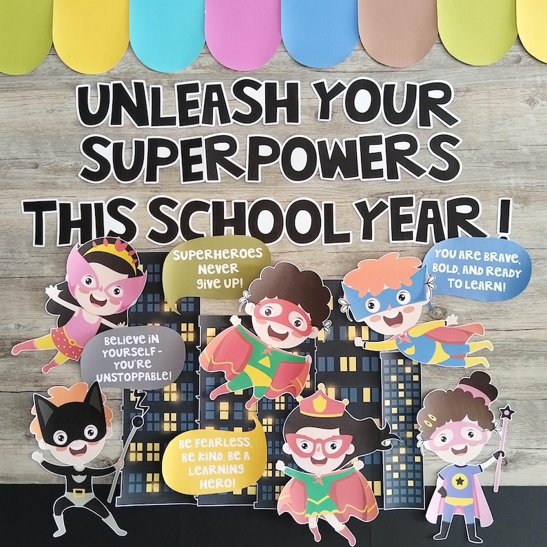Kindergarten Welcome Back to School Bulletin Board Kit/start of New ...