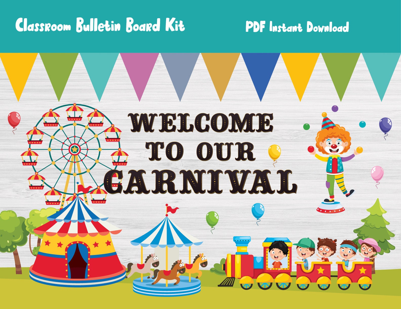 Preschool Bulletin Board Kit/kindergarten Classroom/back to School ...