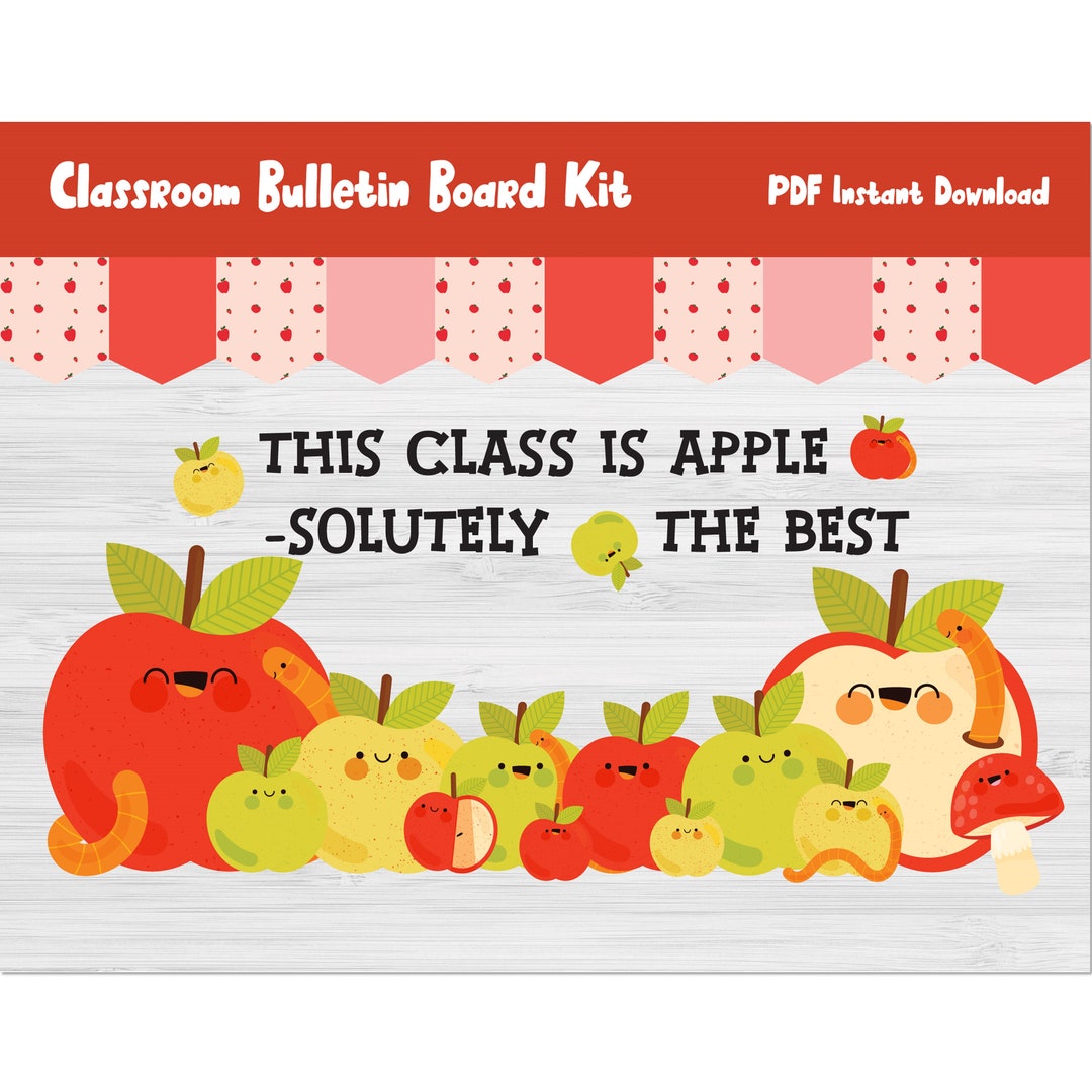 Kindergarten Bulletin Board Kits/preschool Classroom Decor Printable ...