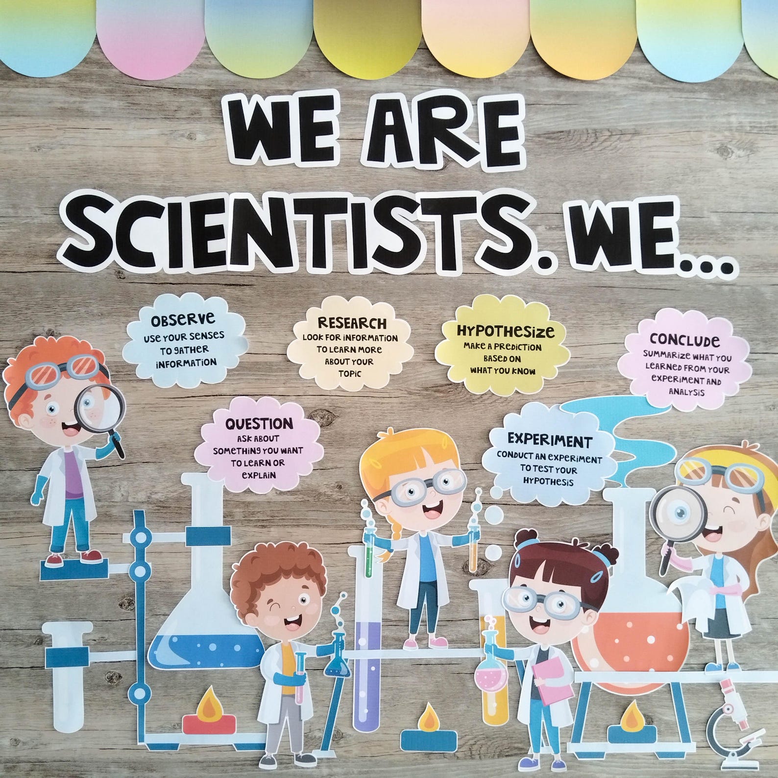 Science Themed Bulletin Board Kit/classroom Decor/elementary/primary ...