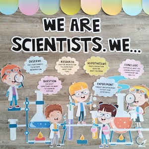 Science Themed Bulletin Board Kit/classroom Decor/elementary/primary ...