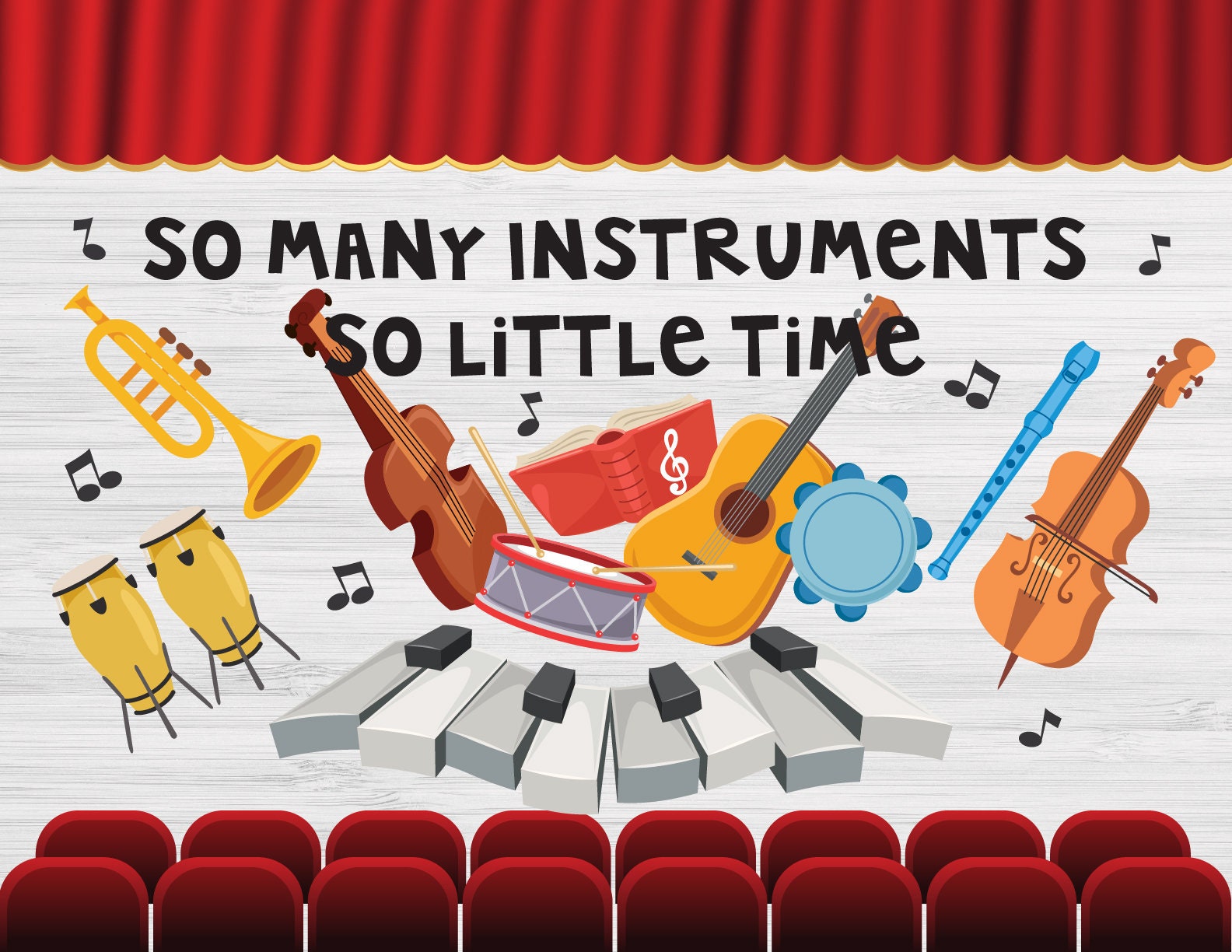 Music Classroom Bulletin Board Kits/set/music Class Wall Door Display ...