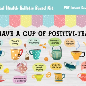 Mental Health Bulletin Board Kits/sel/social Emotional Learning/school ...