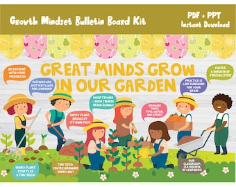 Kindergarten Bulletin Board Kits/classroom Motivational Printable Decor ...