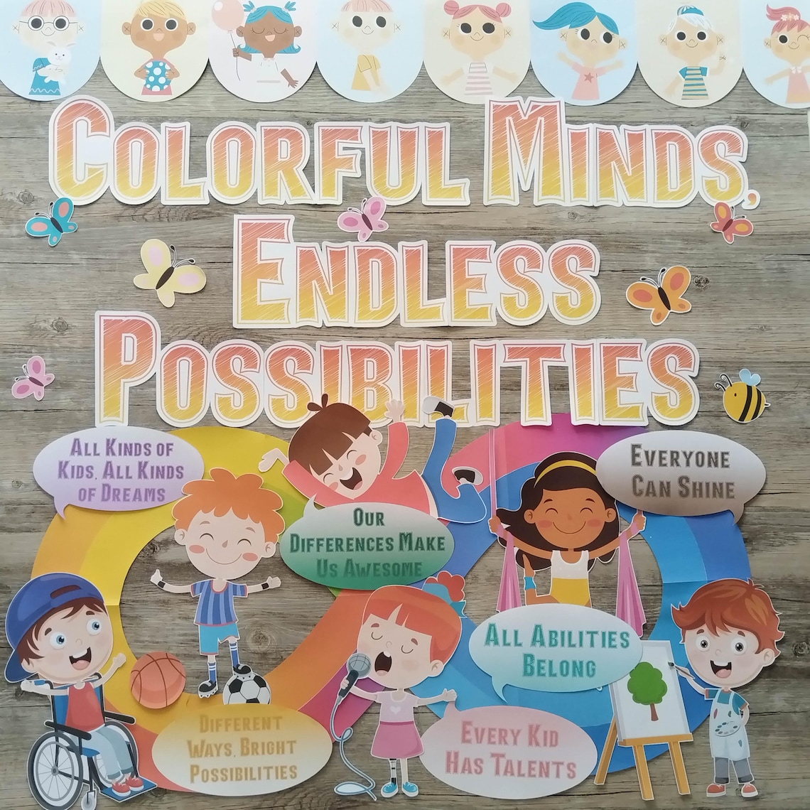 Autism Acceptance Bulletin Board Kit/inclusion/diversity/neurodiversity ...