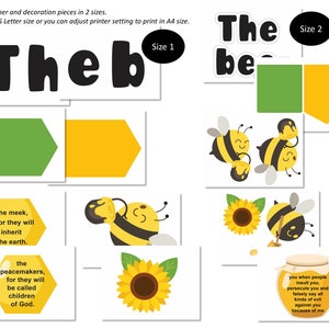 Christian Bulletin Board Kit/bible Verse/sunday School Classroom Decor ...