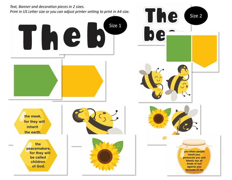 Christian Bulletin Board Kit/bible Verse/sunday School Classroom Decor ...