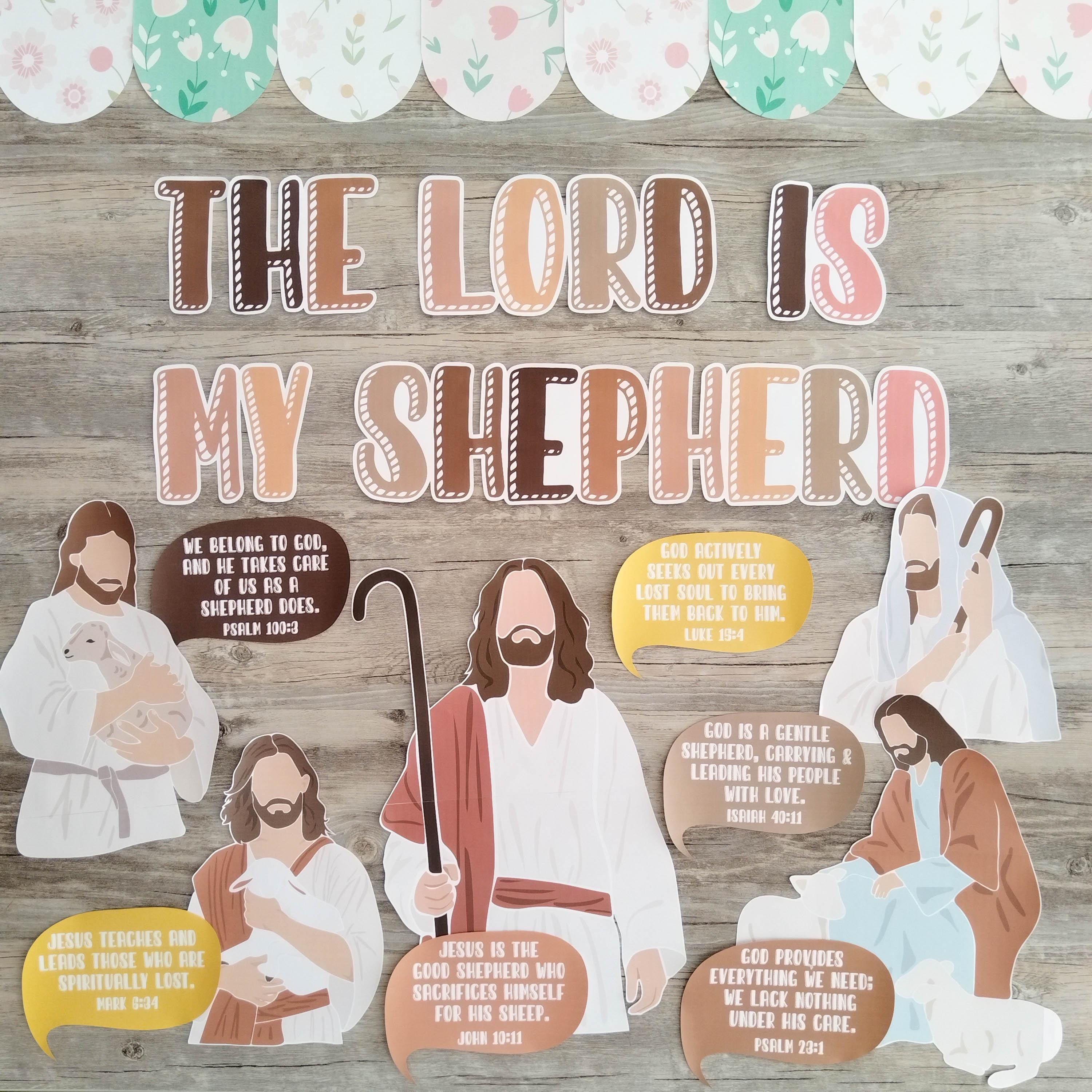 Christian Bulletin Board Kit/church Decoration/sunday School Classroom ...