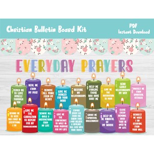 Church Christian Bulletin Board Kit/bible Verse Wall Door Decor/sunday ...