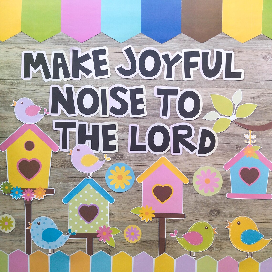 Spring Church Bulletin Board Kit/sunday School Christian Classroom ...