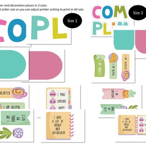Mental Health Bulletin Board Kit/growth Mindset/positive Affirmation ...