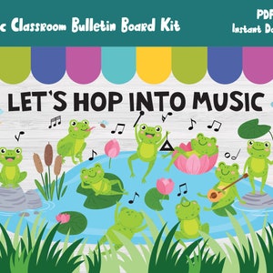 Music Classroom Bulletin Board Kit/music Class Room Decor/wall Door ...