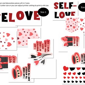 Valentine's Day Affirmation Bulletin Board Kit/classroom Mental Health ...