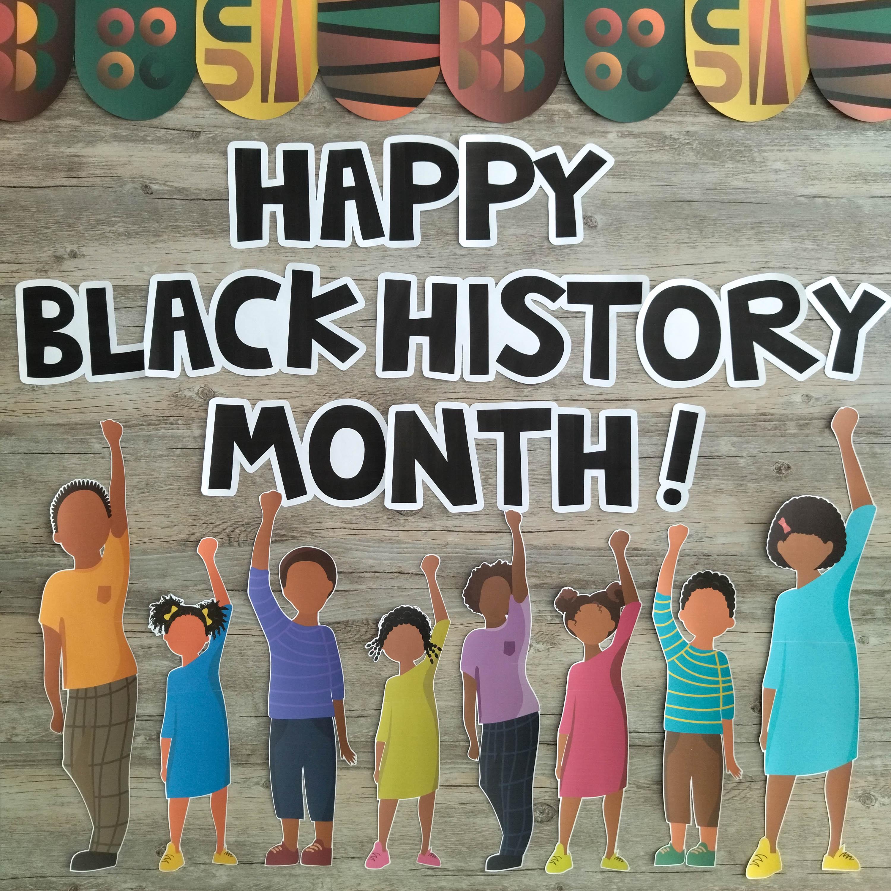 Black History Month Bulletin Board Kit/february Classroom Wall Decor ...