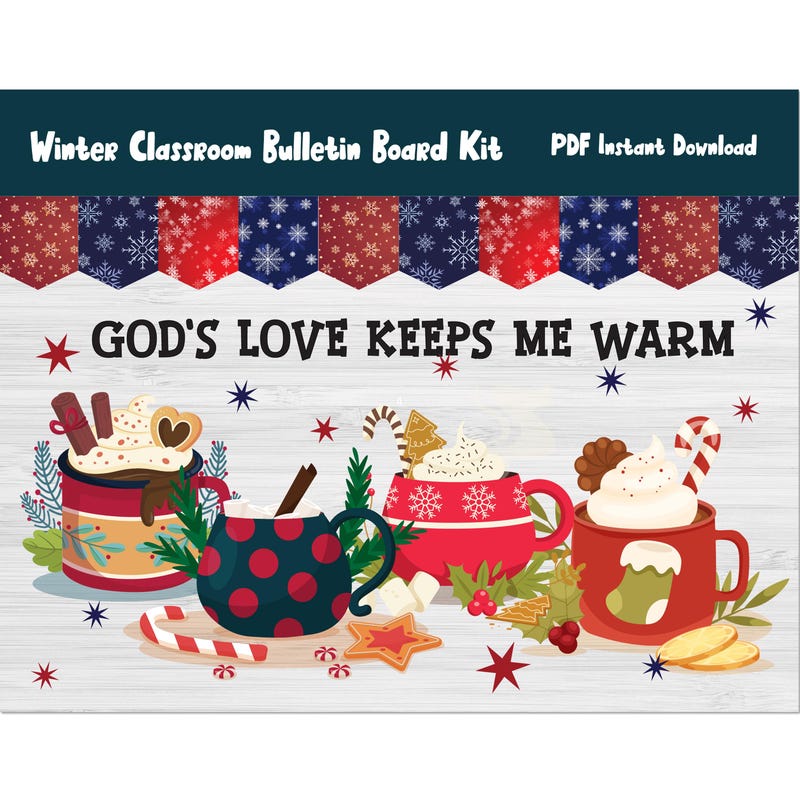 Church Bulletin Board Winter - Etsy