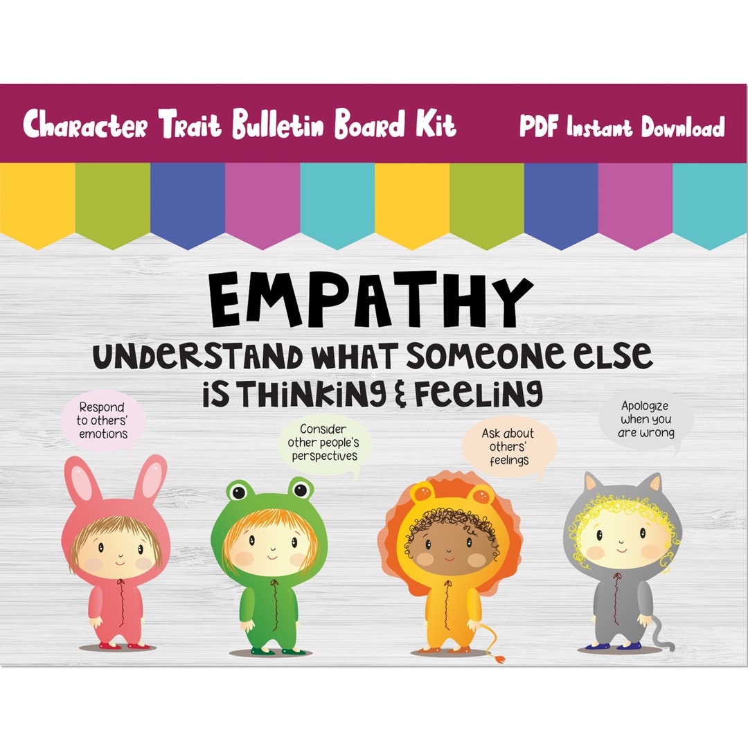 Character Traits Bulletin Board Kit/preschool Classroom Decor ...