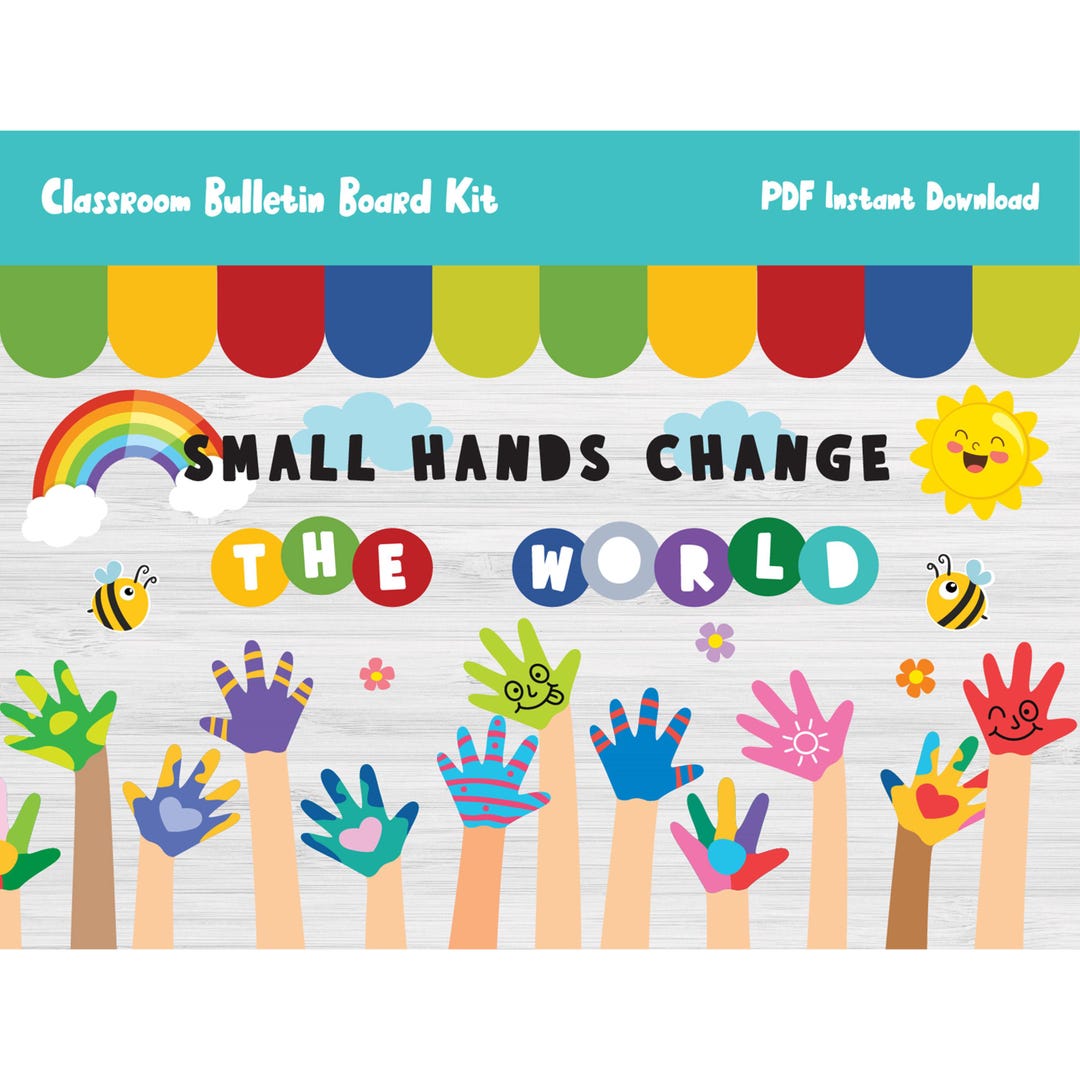 Preschool Classroom Bulletin Board Kits/kindergarten Wall Door Display ...