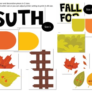 Fall Christian Bulletin Board Kit/sunday School/church Wall Decor ...