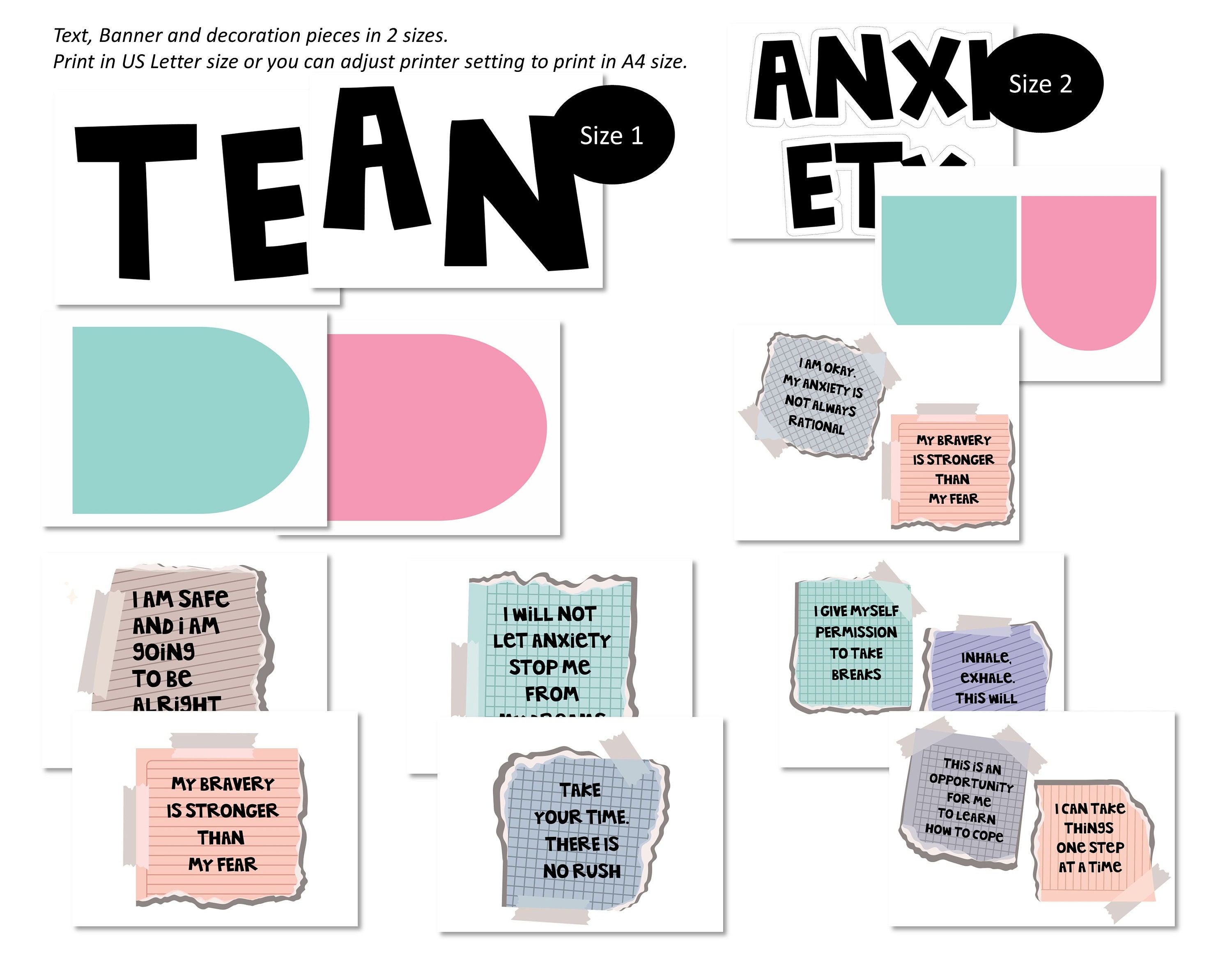 Mental Health Bulletin Board Kits/sel/social Emotional Learning/school ...