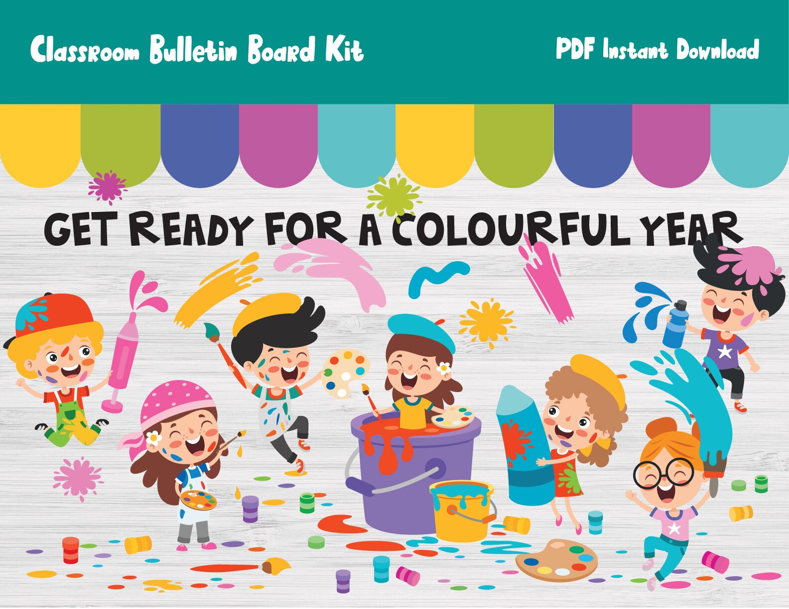 Welcome Back to School Bulletin Board Kit/new School Year/kindergarten ...