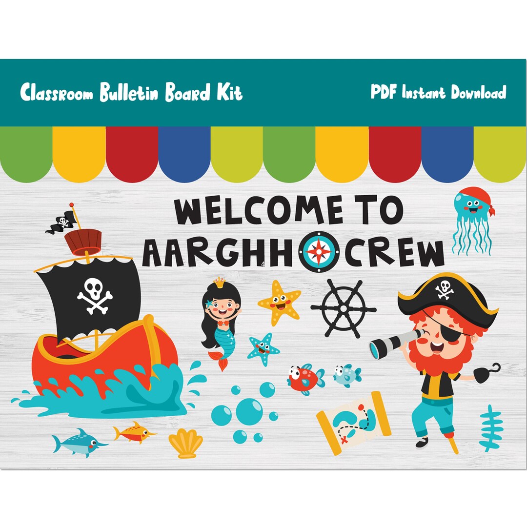 Preschool Bulletin Board Kit/kindergarten Classroom Printable/primary ...