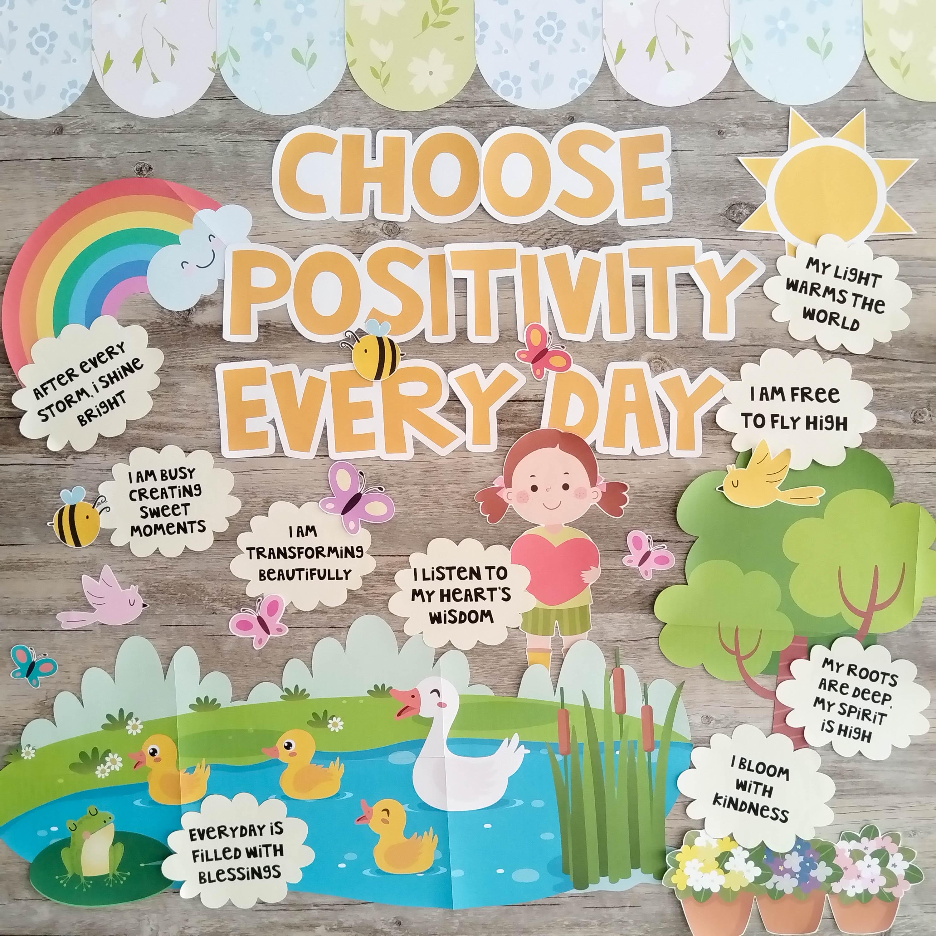Mental Health Bulletin Board Kit/classroom Motivational Wall Decor ...