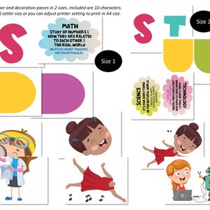 STEAM STEM Bulletin Board Kit/science Technology Engineering Art Math ...