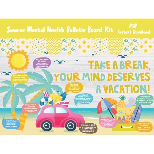 Summer Health Bulletin Boards - Etsy