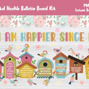 Mental Health Bulletin Board Kit/motivational/school Counselor ...
