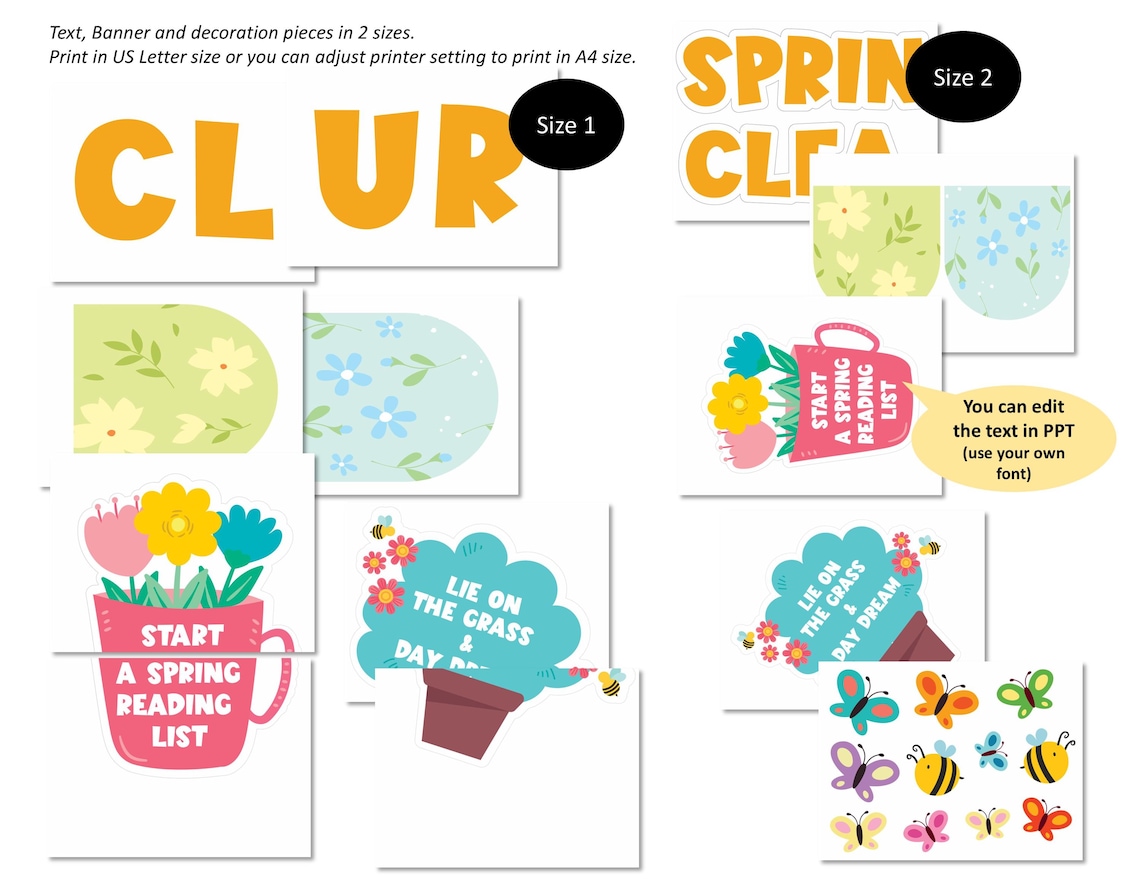 Spring Mental Health Awareness Bulletin Board Kit/classroom Decor ...