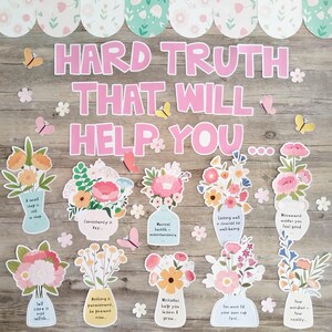 Mental Health Bulletin Board Kit/school Counselor/counseling Wall Door ...