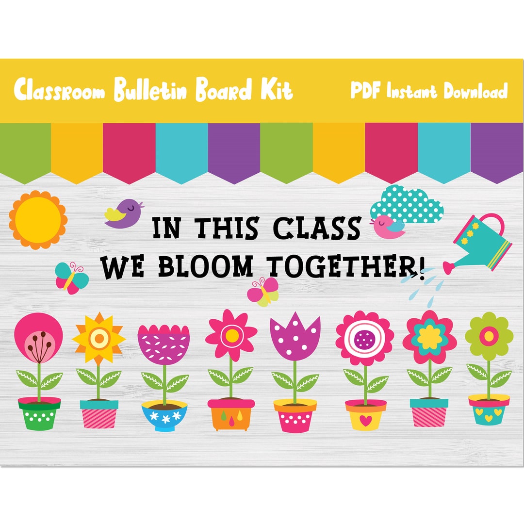 Welcome Back to School/kindergarten Bulletin Board Kit/preschool ...