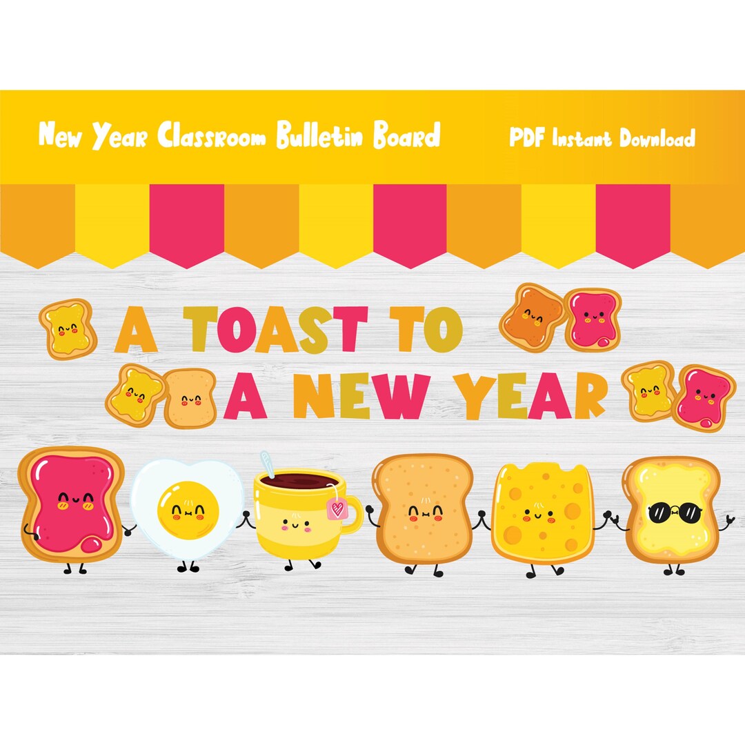 2025 New Year January Bulletin Board Kit/classroom Wall Door Decor ...