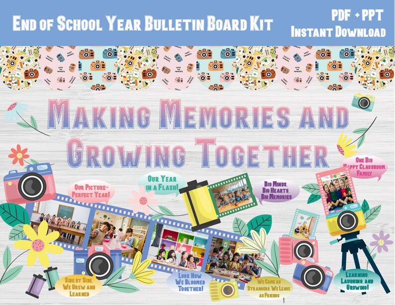 End of School Year Bulletin Board Kit/graduation/summer Countdown ...