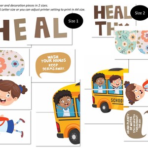 Back to School School Nurse Bulletin Board/health/healthy Habit ...