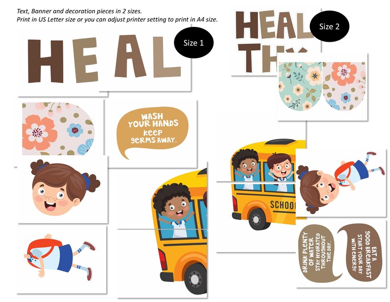 Back to School School Nurse Bulletin Board/health/healthy Habit ...