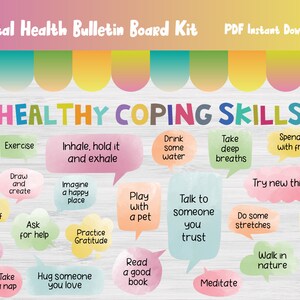 Mental Health Bulletin Board Kit/school Counseling Office Wall Decor ...